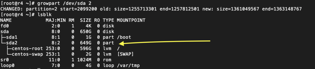How to Expand Root Partition on CentOS / AlmaLinux 8/9 in VMware ESXi: A Step-by-Step Guide